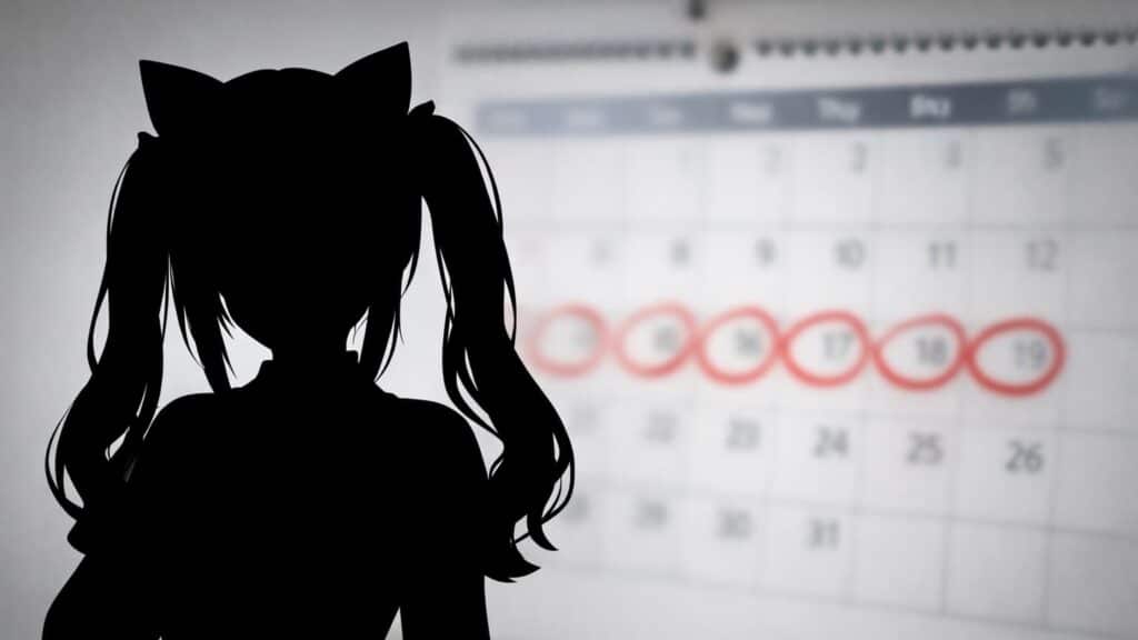 여성 버튜버 생리 주기 추적 사이트 등장… “선 넘었다” 비판 쏟아져 - The Escapist 코리아