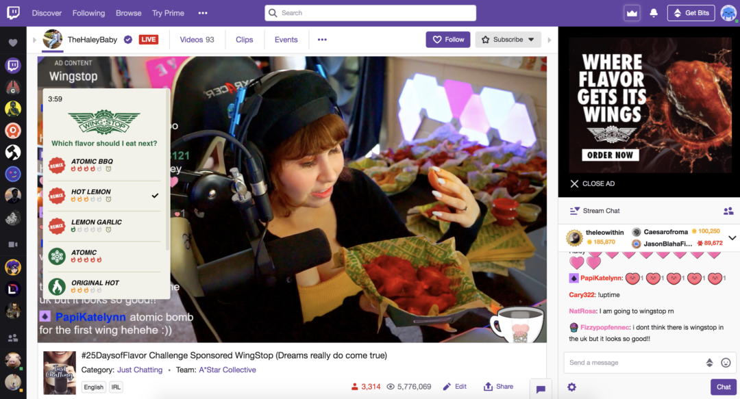 Wingstop Spices Up Esports Streaming - The Escapist