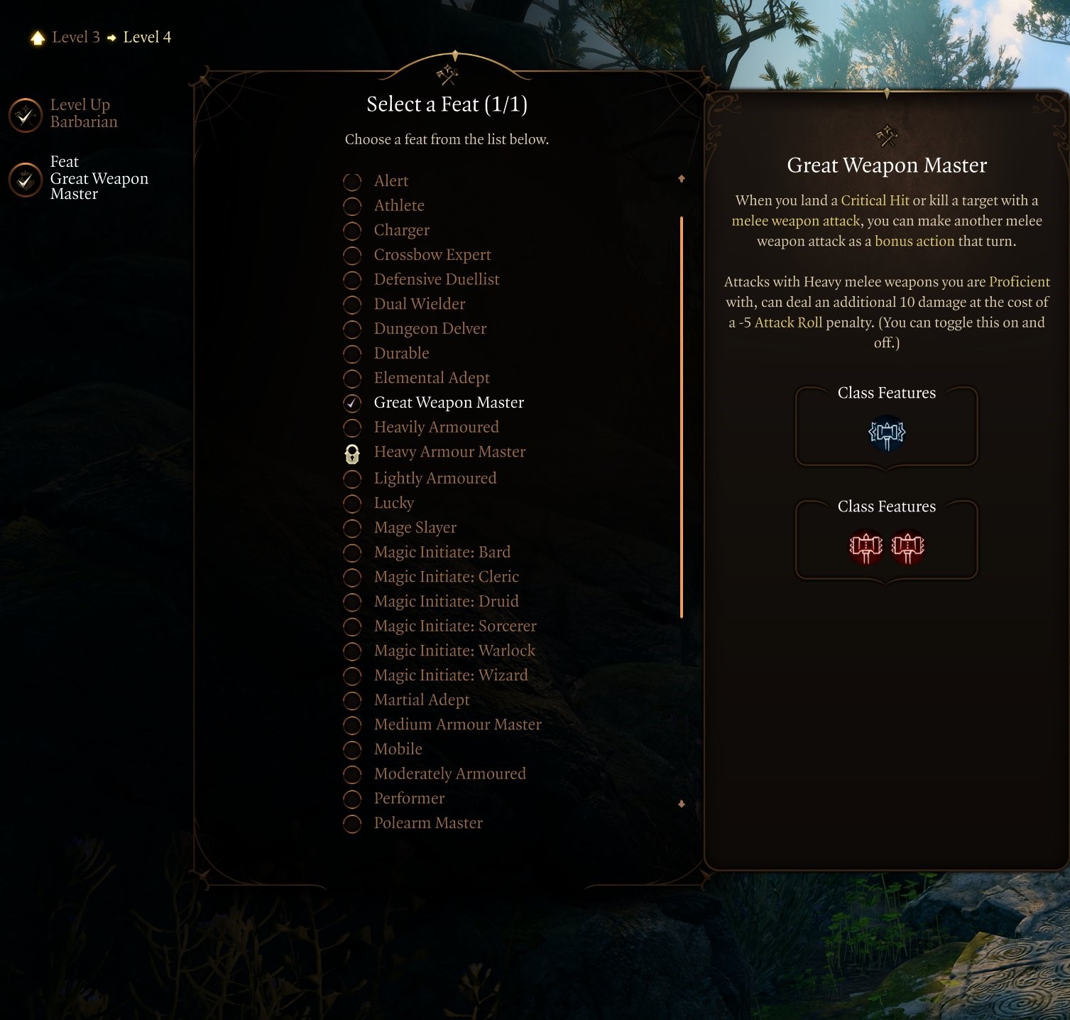 Best Barbarian Feats in Baldur's Gate 3 (BG3)