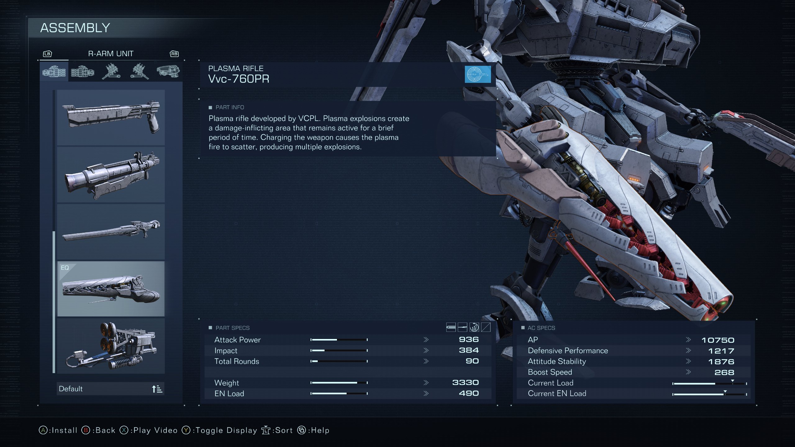 Best Early Game Weapons in Armored Core 6