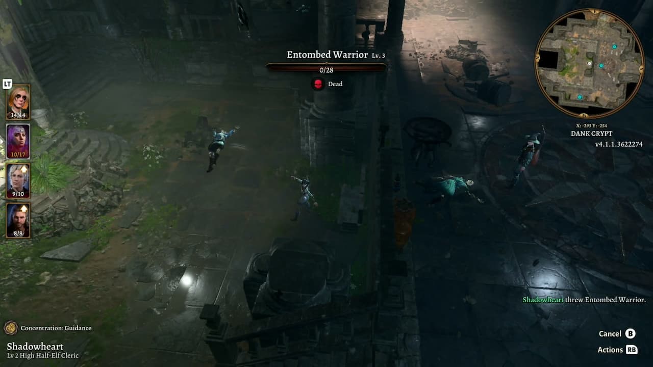 How to Wake the Entombed Dead Early in Baldur's Gate 3's Dank Crypt (BG3)