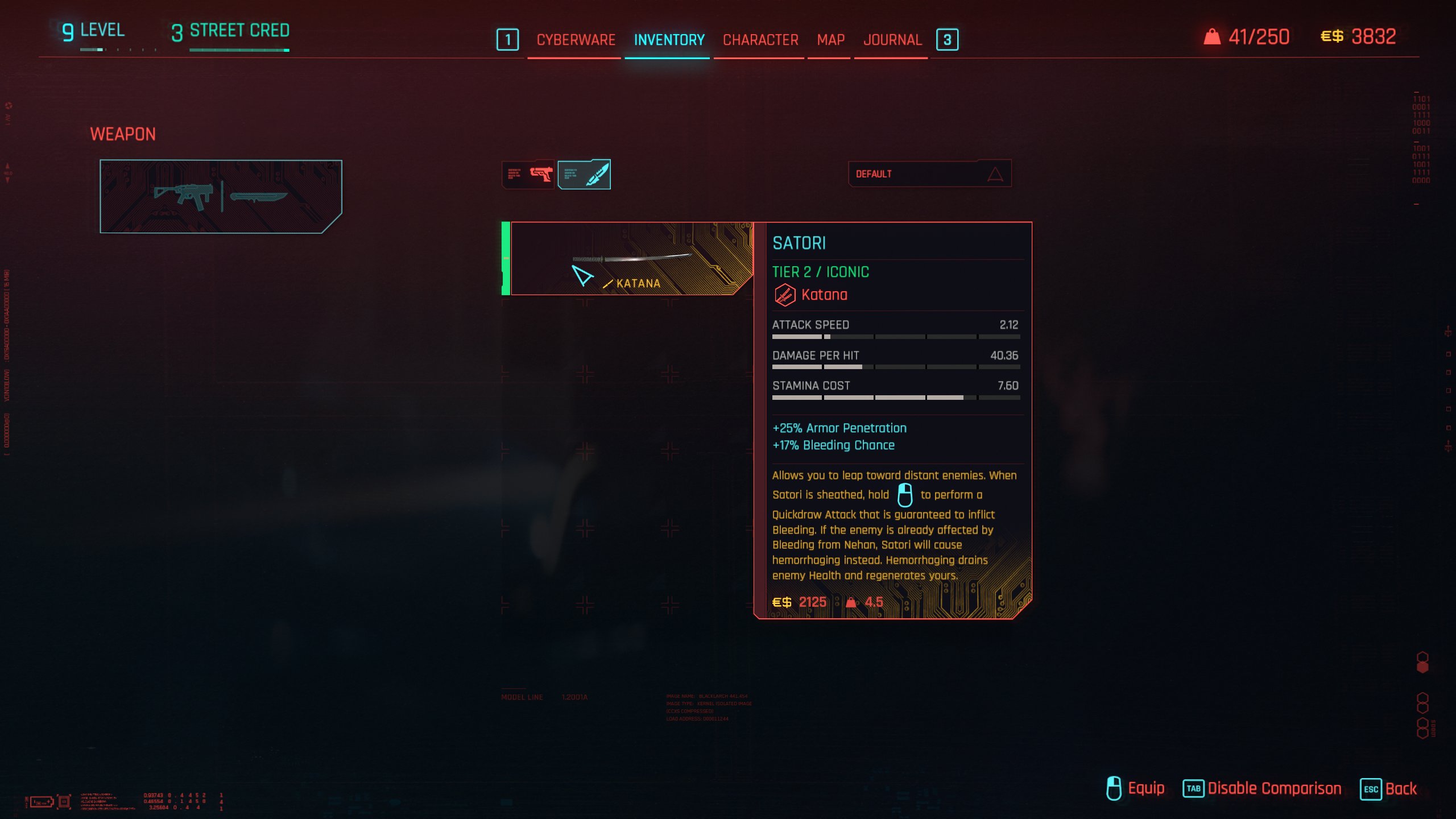 How to Get the Satori Katana in Cyberpunk 2077