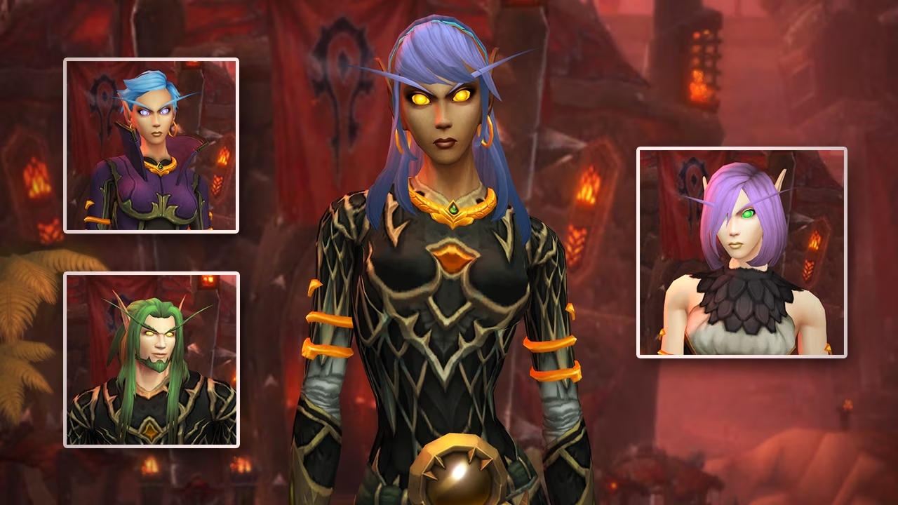 All New Customizations for Blood Elves & Druids in WoW Dragonflight