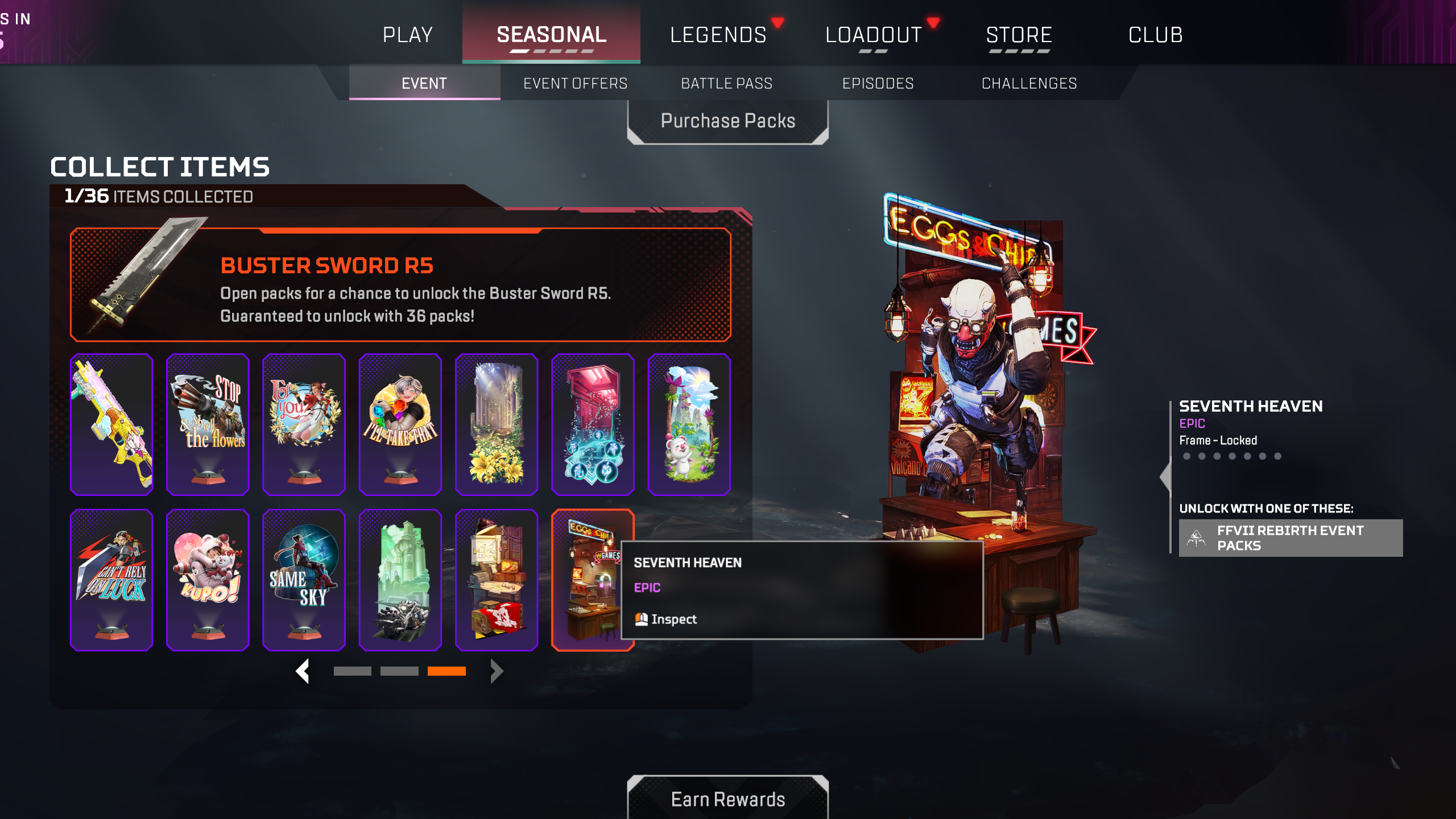 All Cosmetic Items in the Final Fantasy Event for Apex Legends