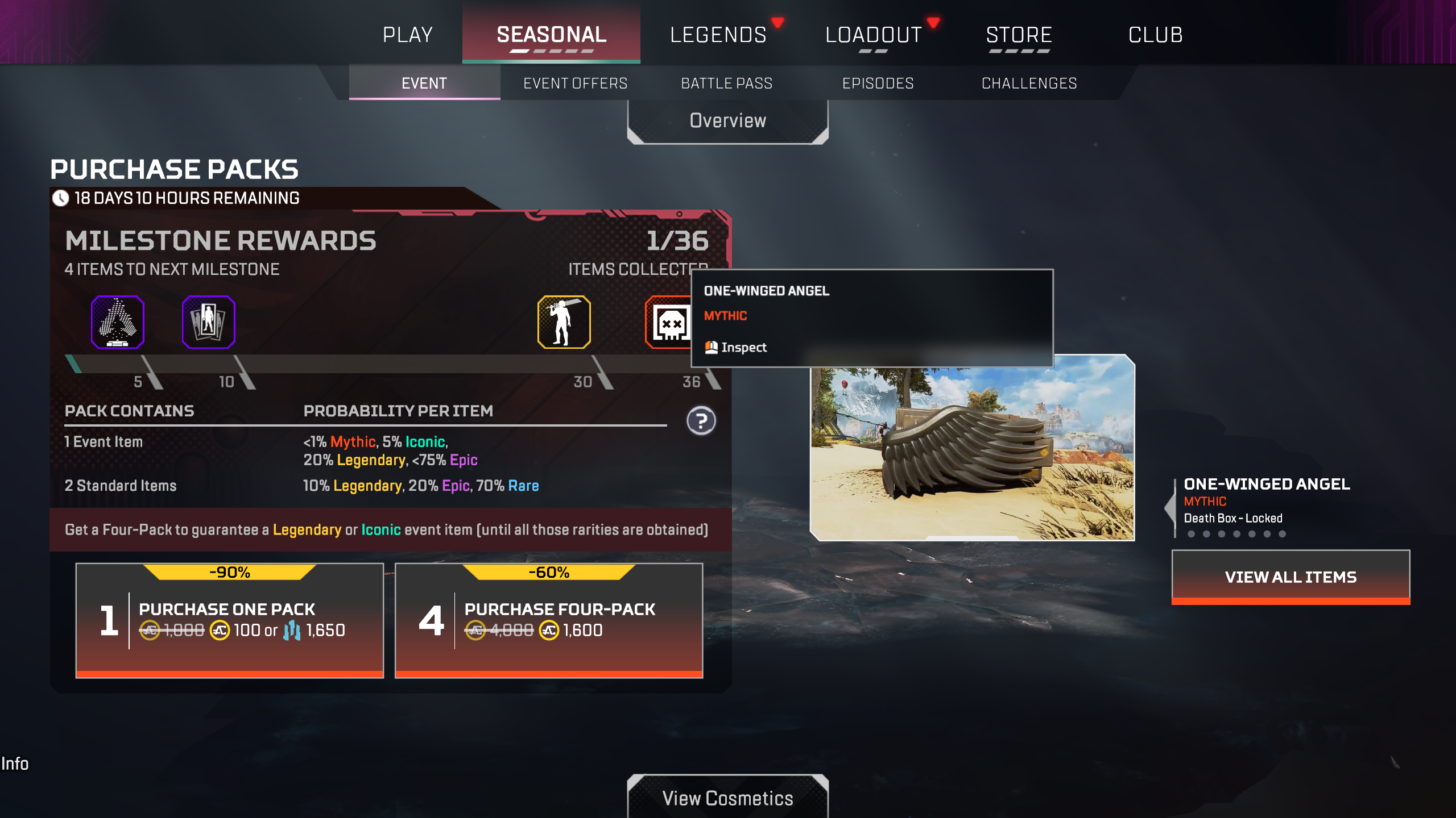 All Cosmetic Items in the Final Fantasy Event for Apex Legends