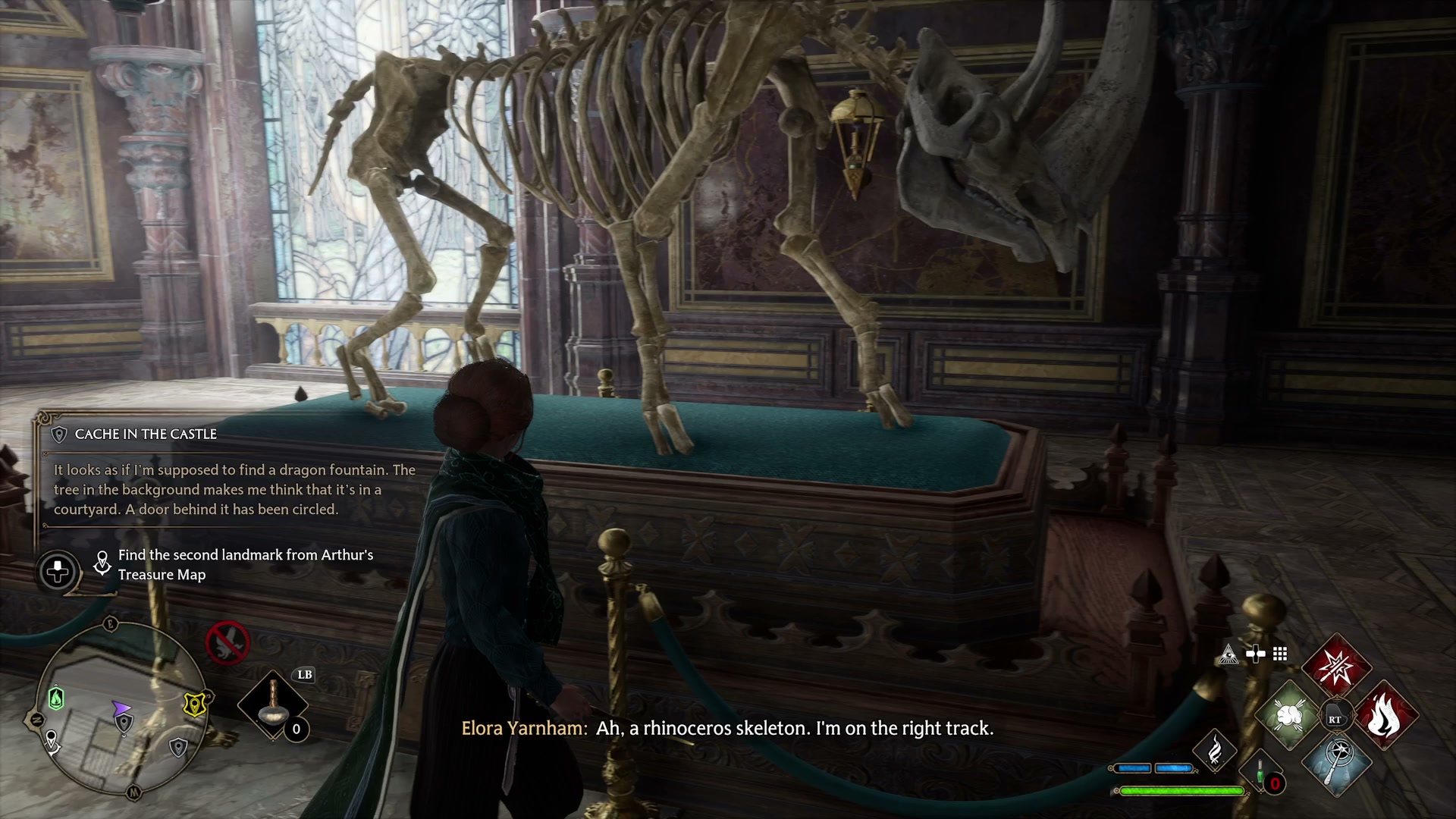 Hogwarts Legacy: Cache in the Castle Landmarks for Arthur's Treasure Map