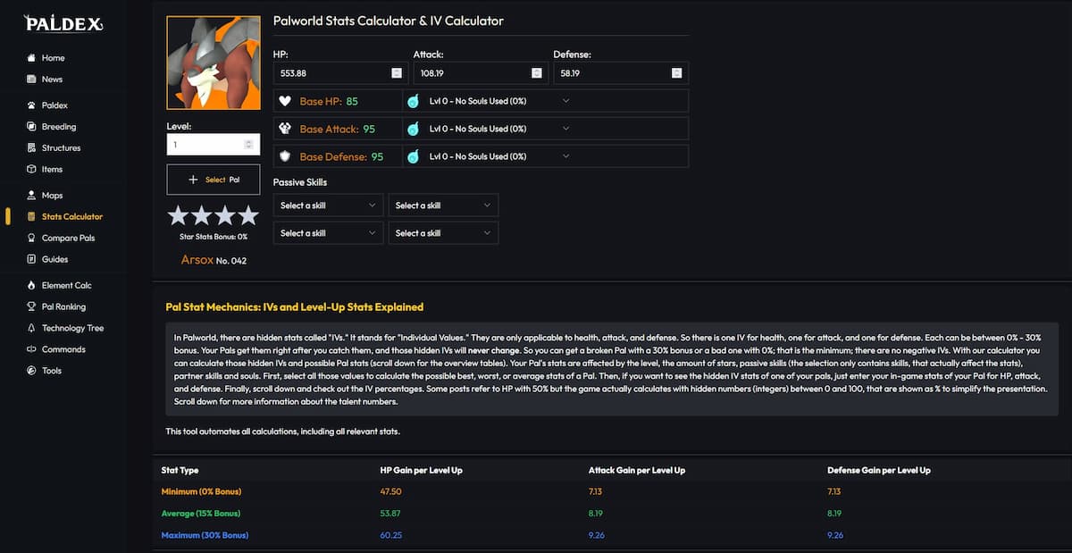 Palworld IVs Explained: How to Calculate, What They Mean & More