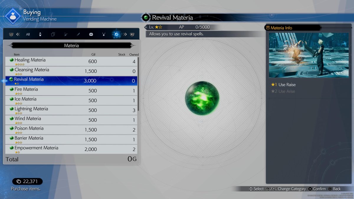 Where To Find The Revival Materia in Final Fantasy 7 (FF7) Rebirth