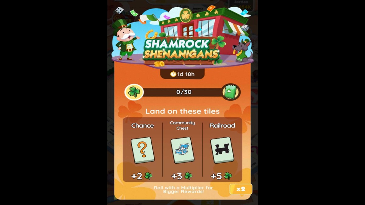 All Shamrock Shenanigans Rewards & Milestones in Monopoly GO, Listed