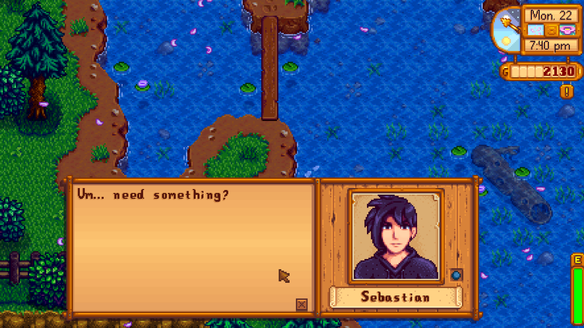 Stardew Valley Sebastian Schedule and Gift Guide