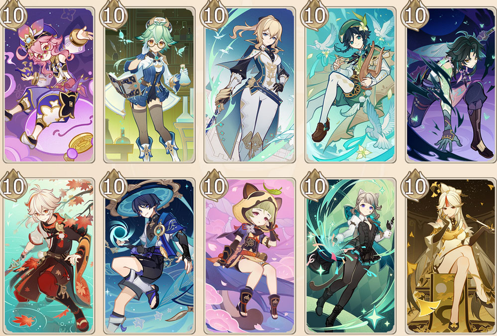 All Genshin Impact TCG Cards Listed (Genius Invokation) - The Escapist