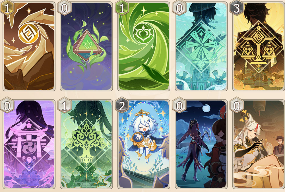 All Genshin Impact TCG Cards Listed (Genius Invokation) - The Escapist