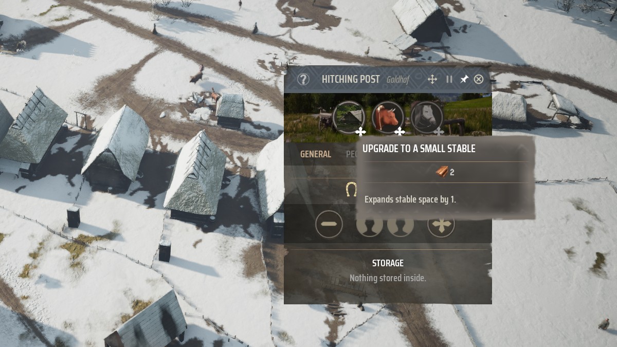 How To Get The Small Stable in Manor Lords