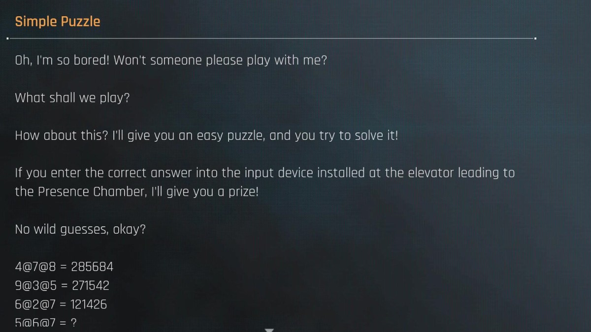 How to Solve the Simple Puzzle Quest Math Problem in Stellar Blade