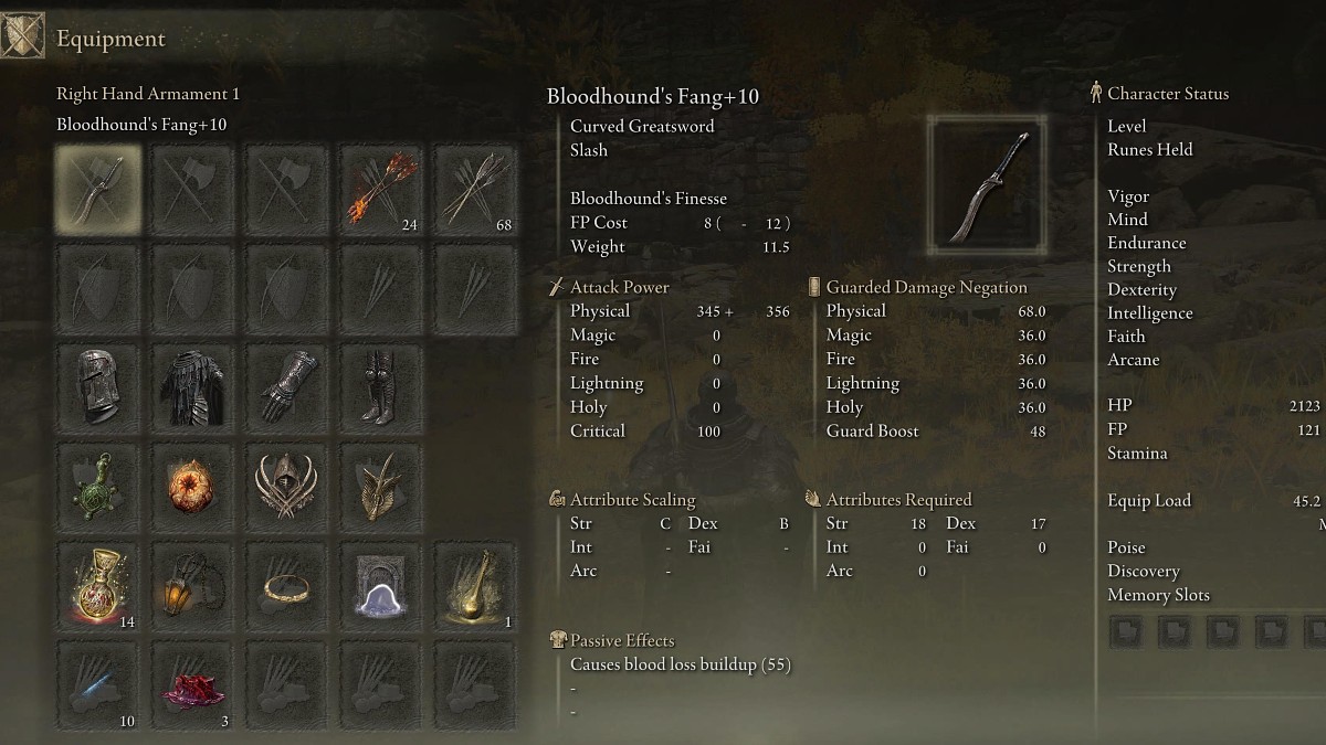 Best Dex Build in Elden Ring
