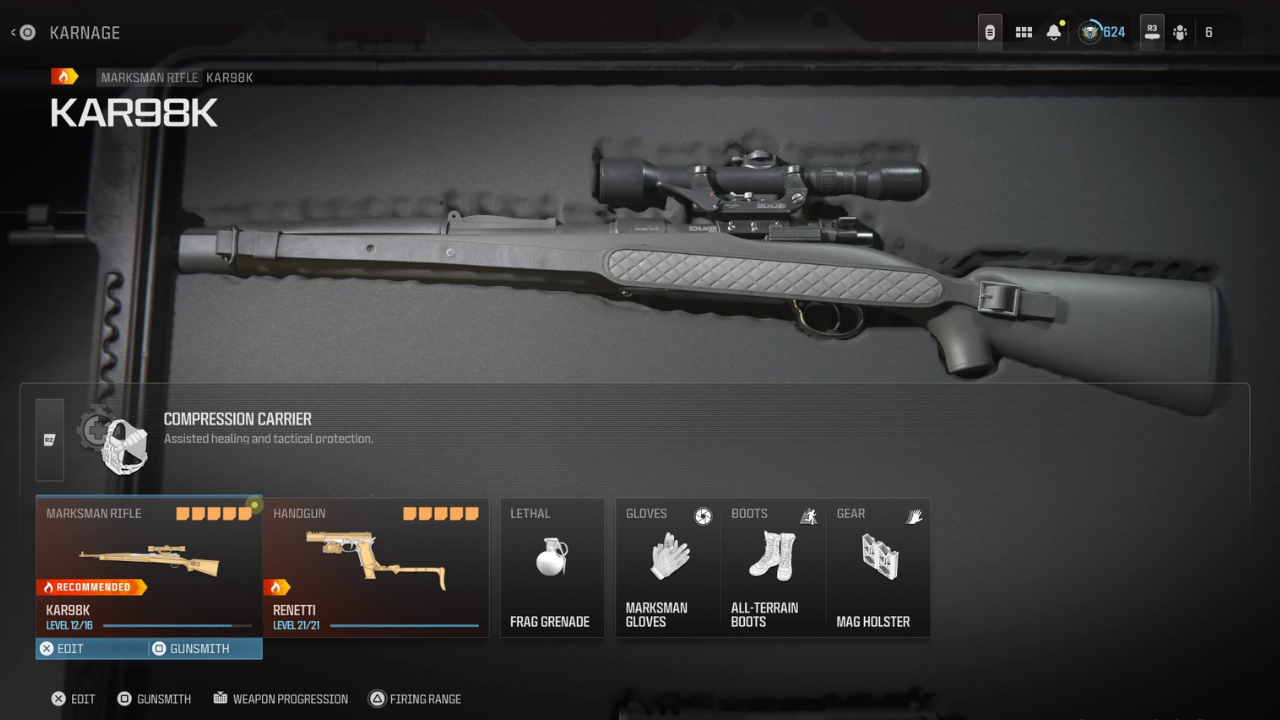 Best KAR98K Loadout in Call Of Duty MW3 - The Escapist