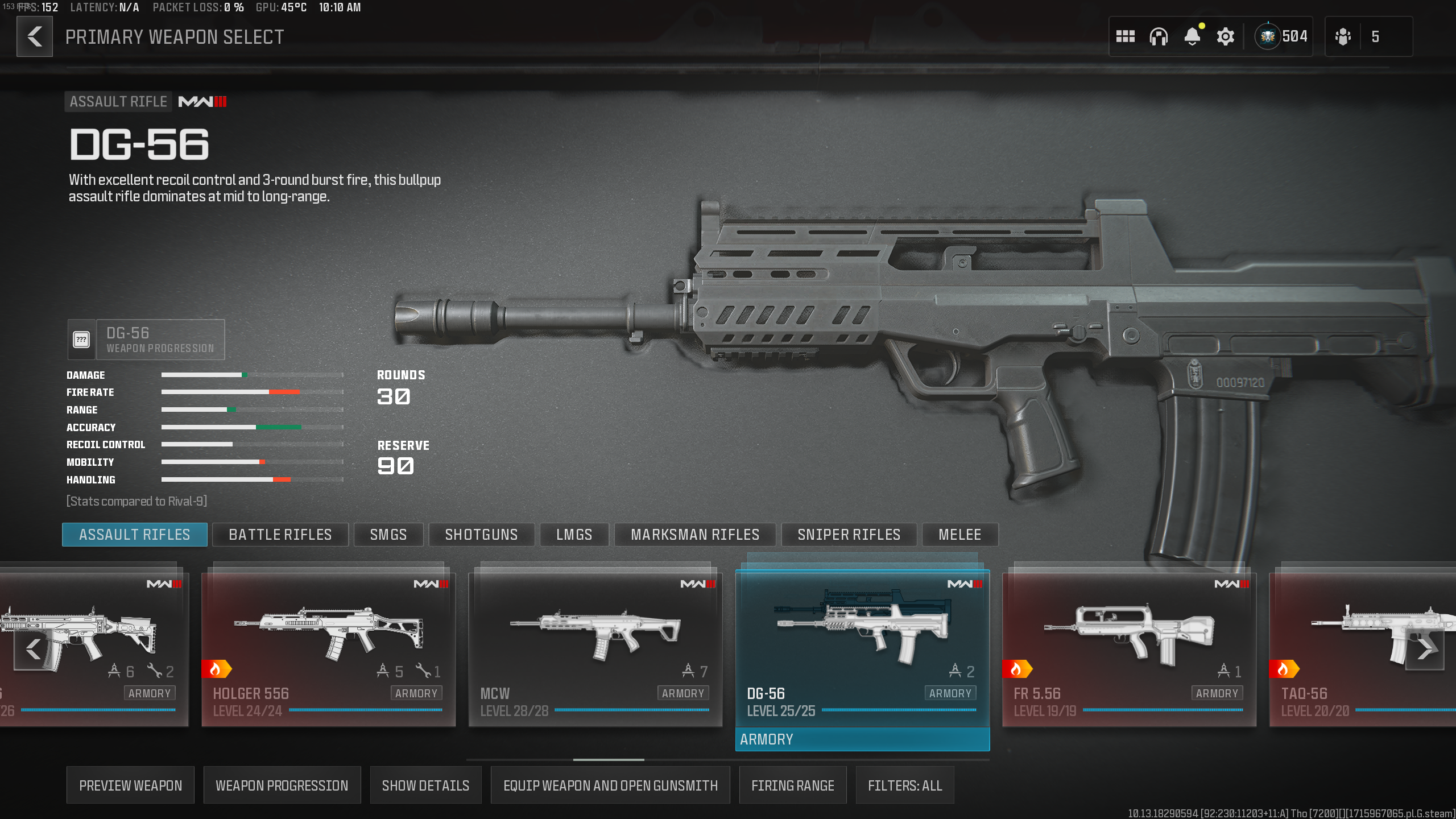 All Burst-Fire Weapons in MW3