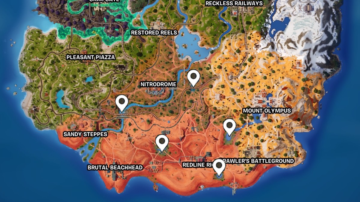 All Oasis Pool Locations in Fortnite Chapter 5 Season 3