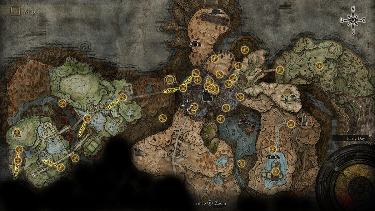 Completed Map in Elden Ring: Shadow of the Erdtree - The Escapist