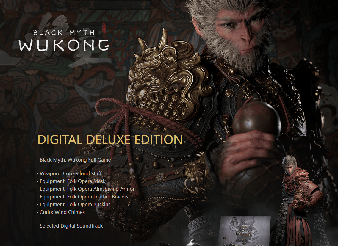 All Pre-Order Bonuses & Editions For Black Myth: Wukong - The Escapist