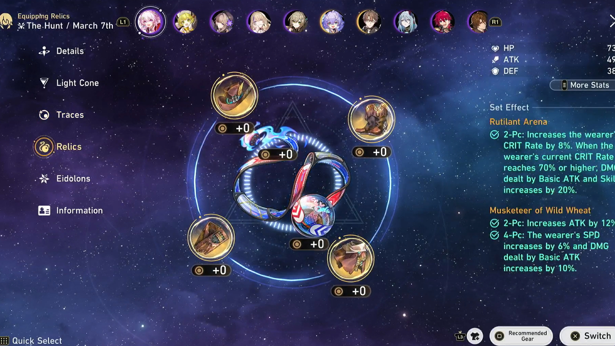 Best Imaginary March 7th Build in Honkai Star Rail