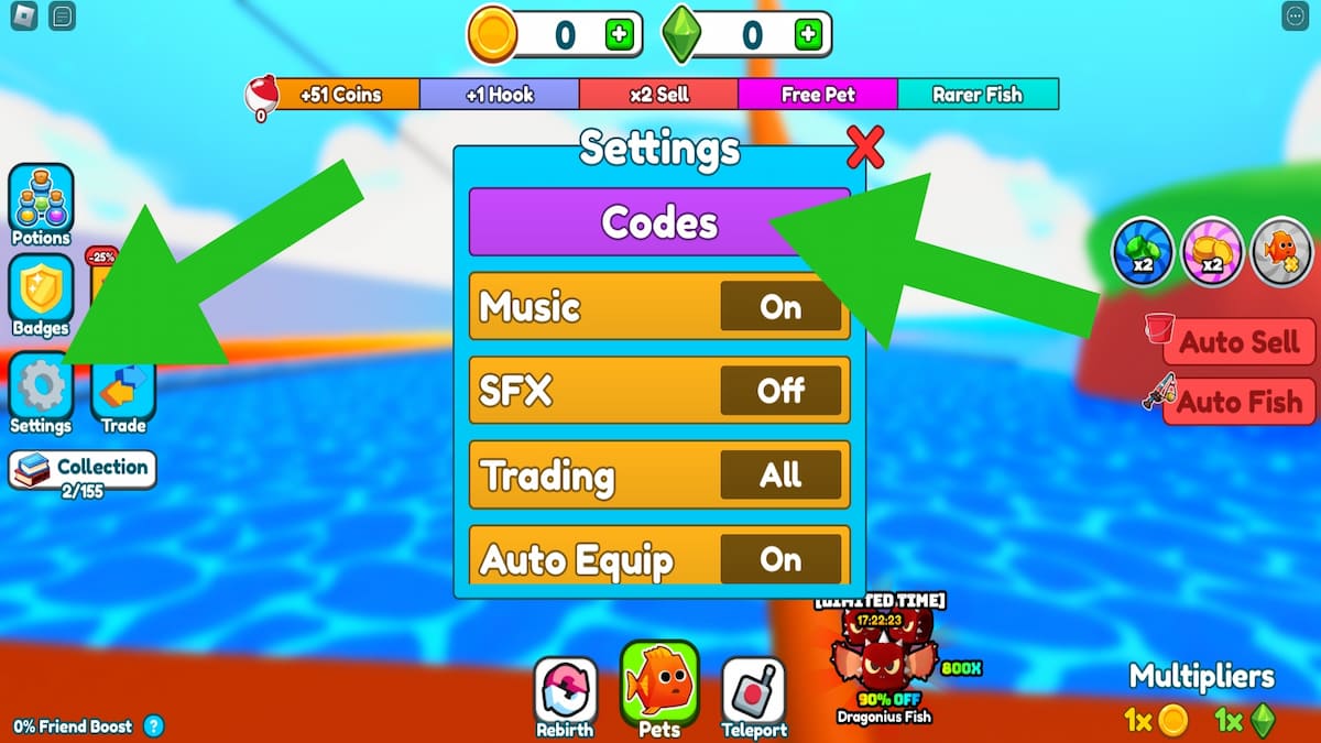 Ultimate Fishing Simulator Codes (August 2024) - The Escapist