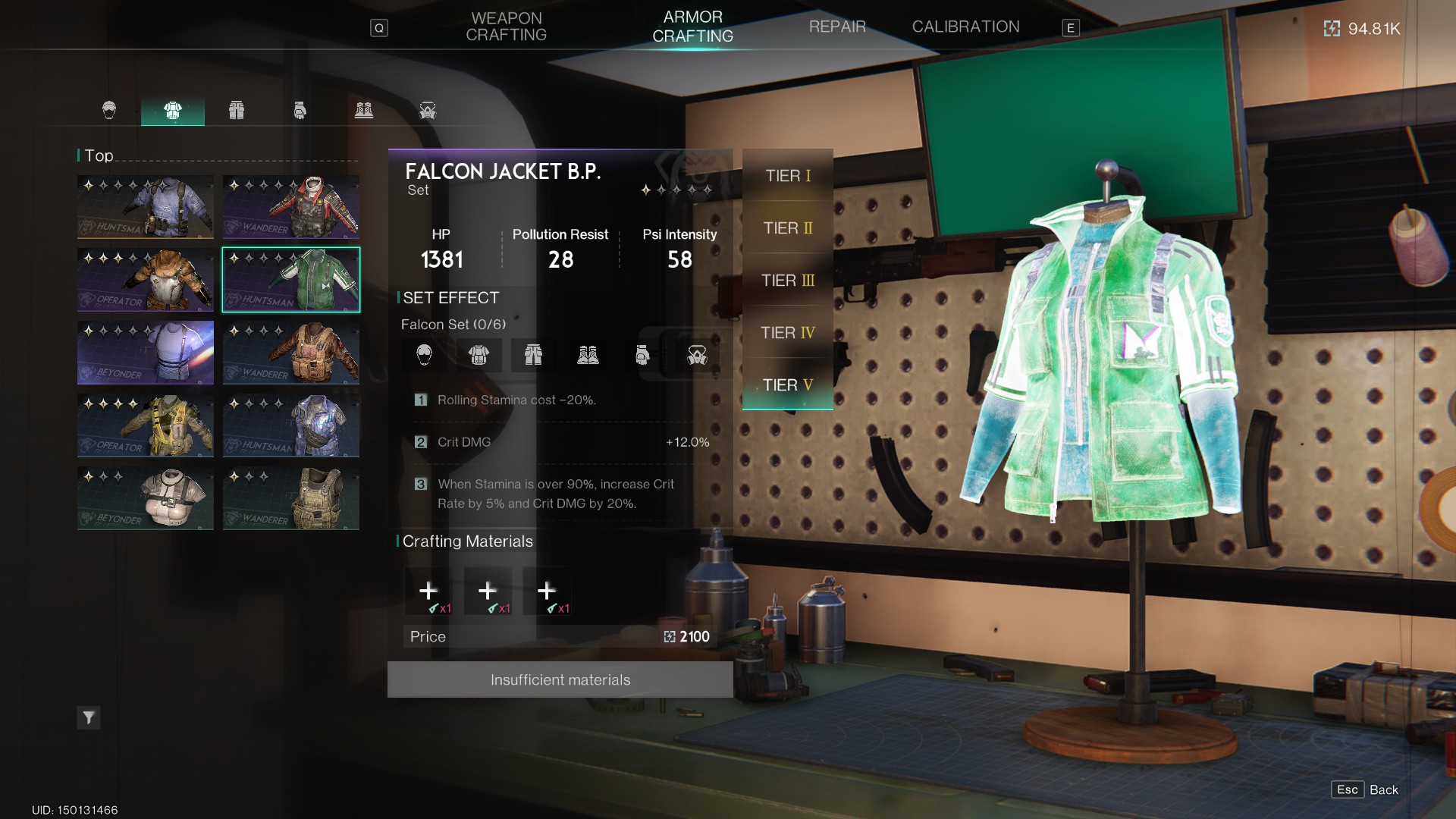 How To Get the Falcon Set in Once Human - The Escapist