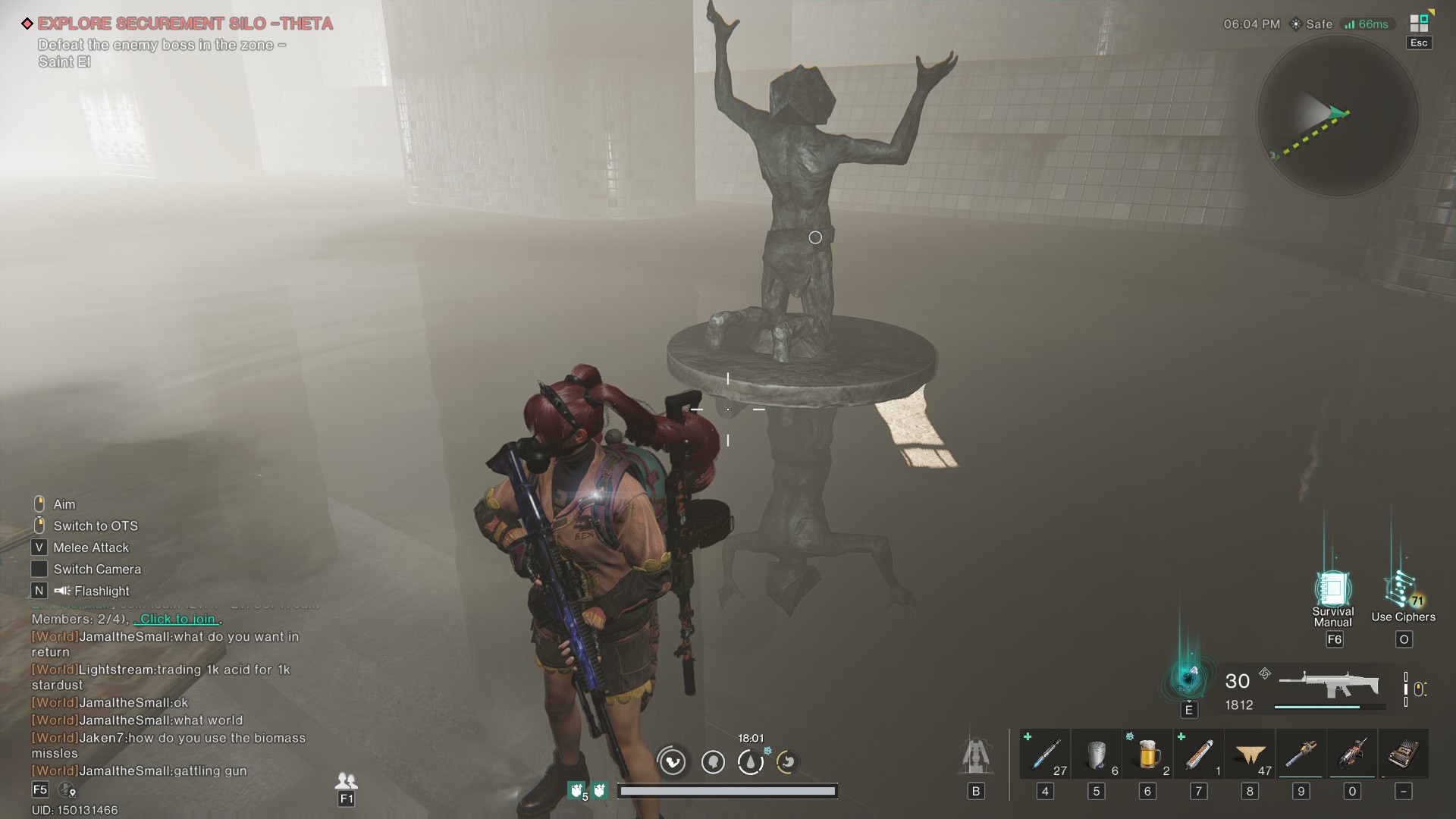 How To Solve the Securement Silo Theta Statue Puzzle in Once Human ...