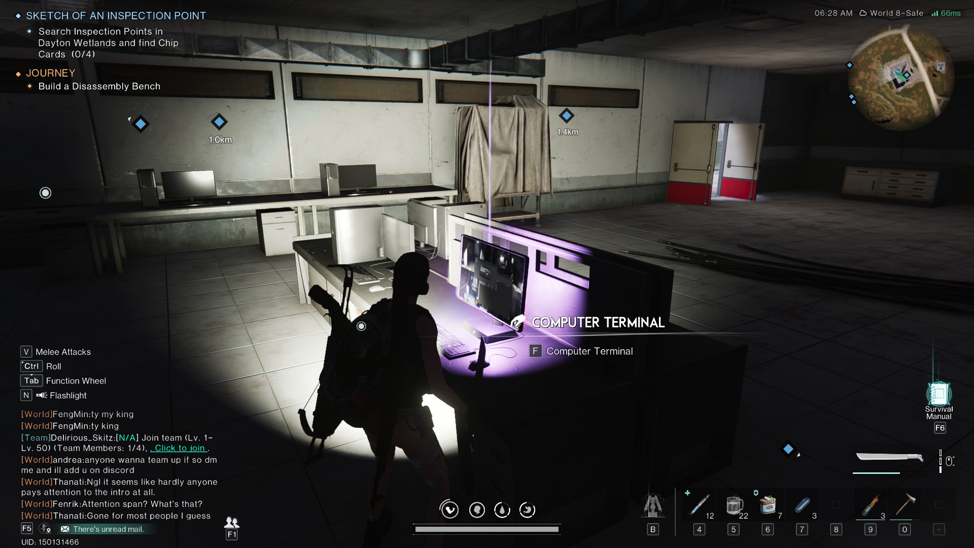 How to Complete Sketch of an Inspection Point in Once Human