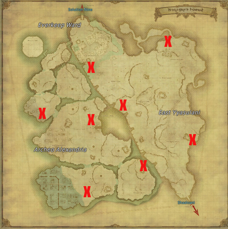 All Treasure Map Locations in FFXIV Dawntrail - The Escapist