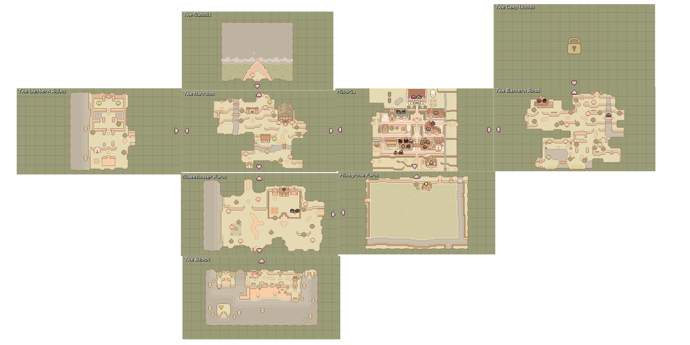 Fields of Mistria Full Map & All Key Locations - The Escapist