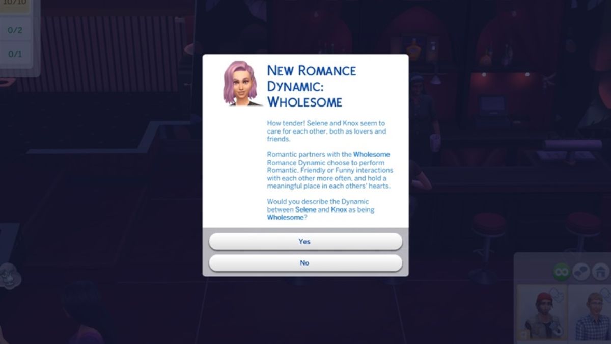 What Every Romance Dynamic in The Sims 4 Lovestruck Means - The Escapist