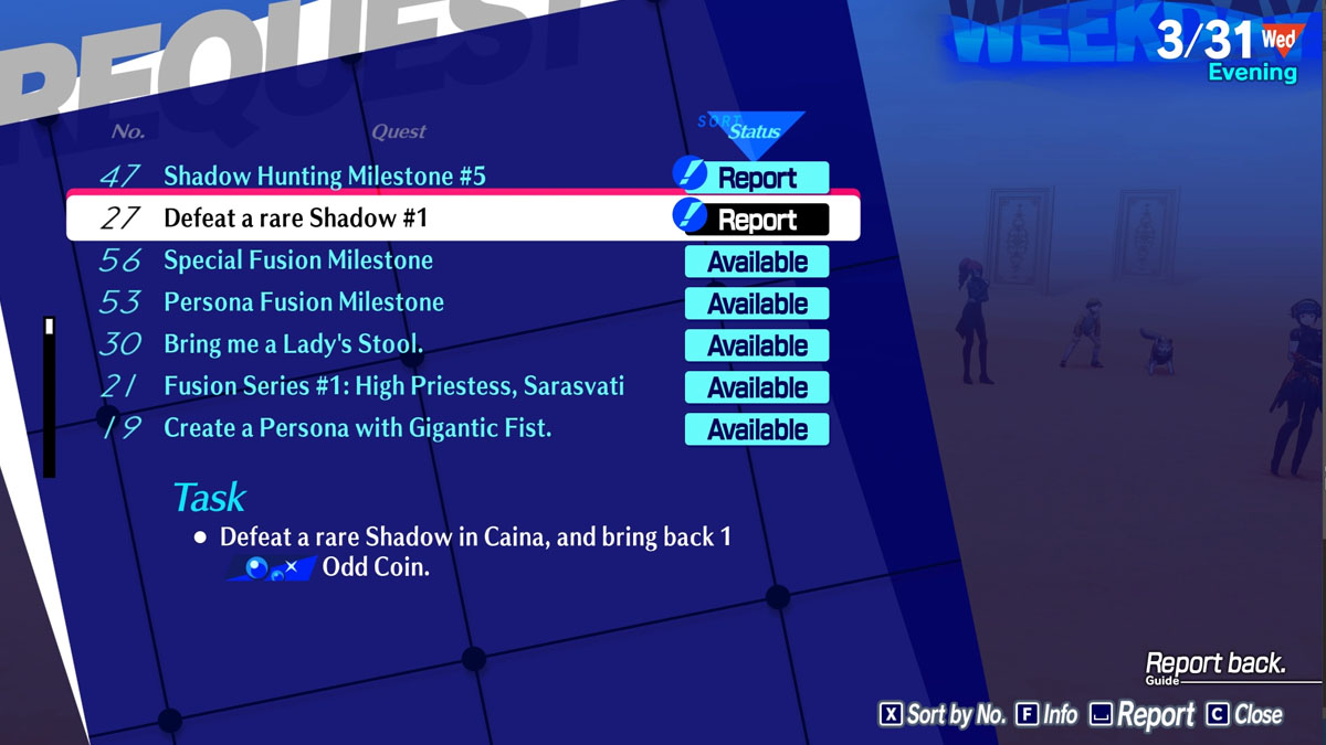 All Elizabeth Requests in Persona 3 Reload: Episode Aigis Listed