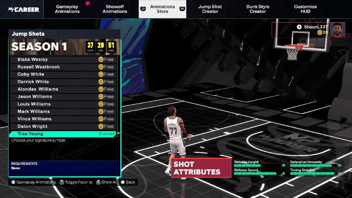 Best Jumpshots to Choose in NBA 2K25