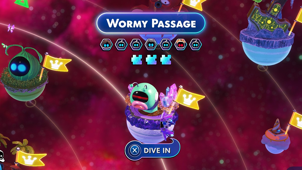 Astro Bot Wormy Passage Walkthrough & Collectibles - The Escapist