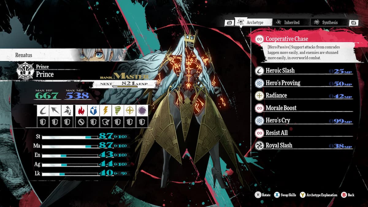 Best Archetypes For Every Character in Metaphor ReFantazio