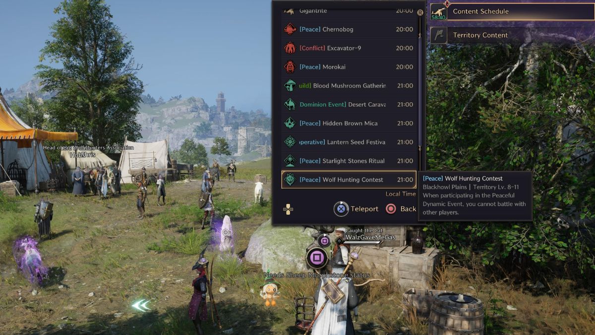 How Dynamic Events Work in Throne and Liberty