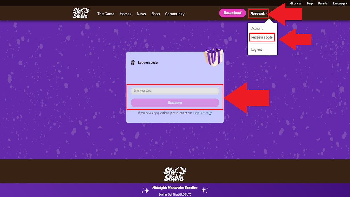 Star Stable Codes (October 2024) - The Escapist