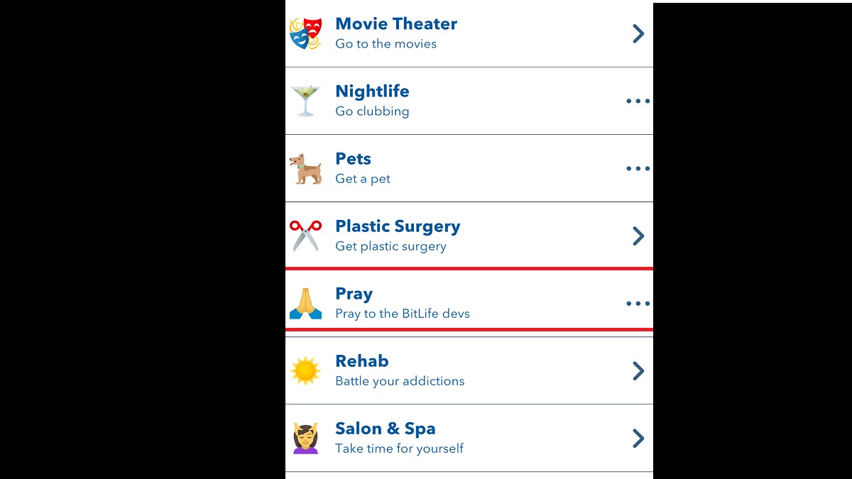 How To Pray in BitLife
