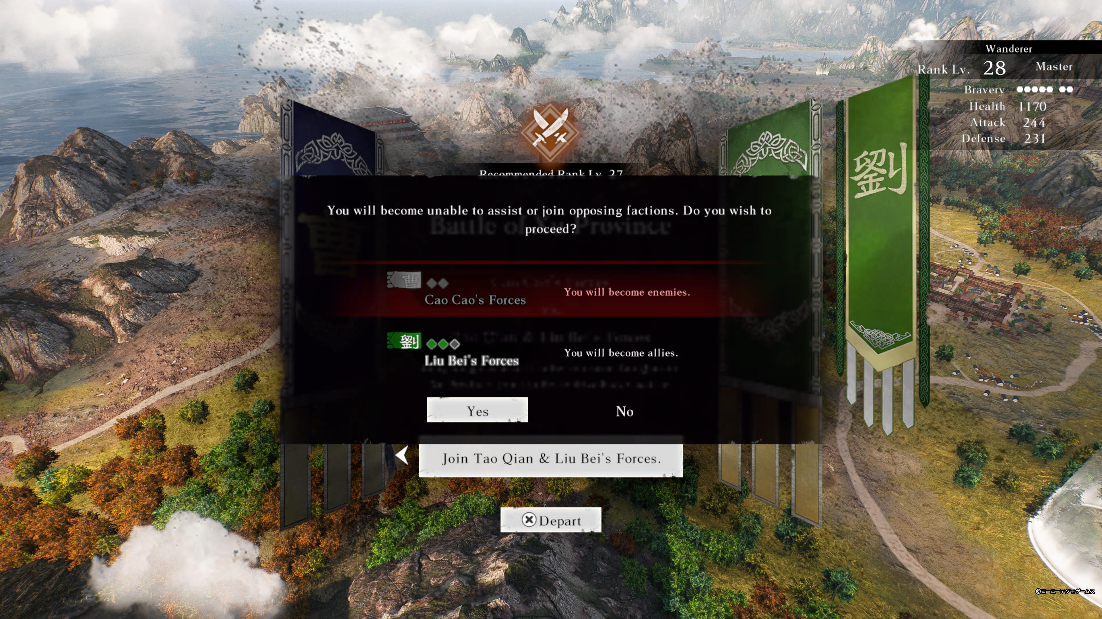 How to Choose a Faction In Dynasty Warriors: Origins