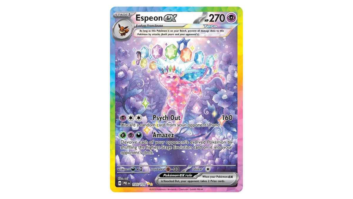 The 10 Most Valuable Chase Cards in Pokemon TCG Prismatic Evolution