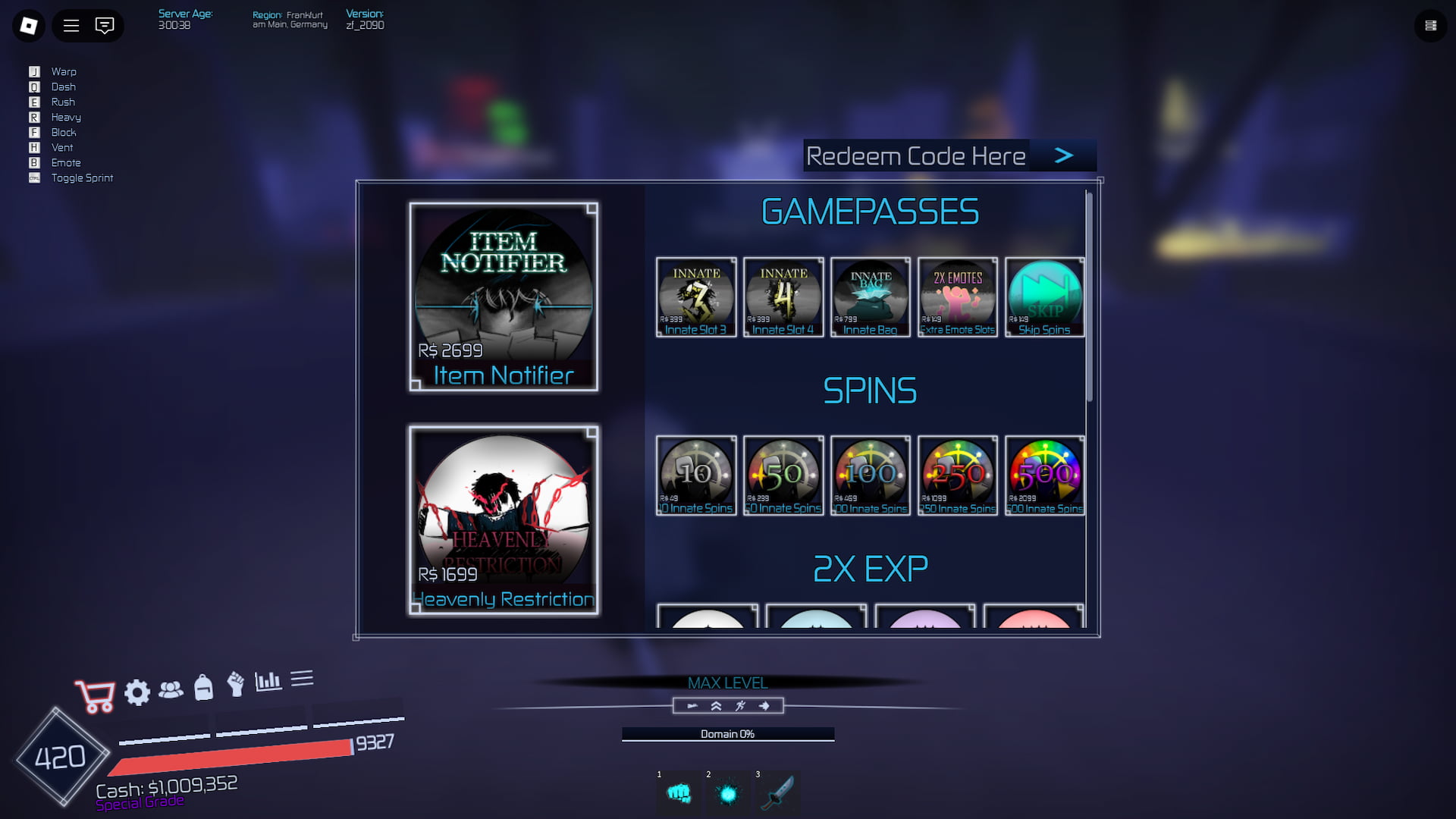 Best Methods to Easily Farm Spins in Jujutsu Infinite - The Escapist