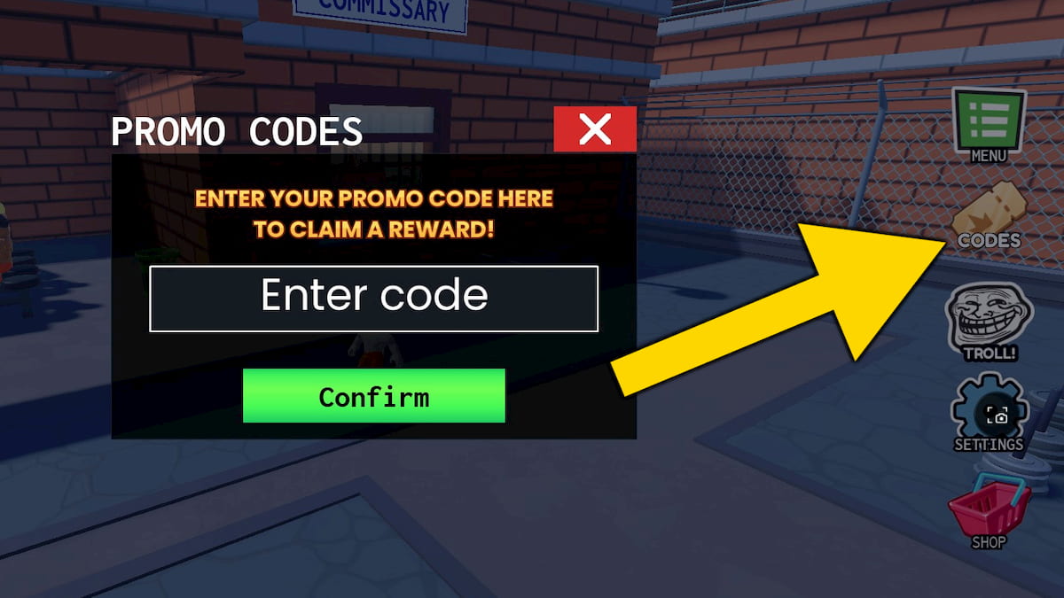 Prison Pump Codes (April 2025) - The Escapist