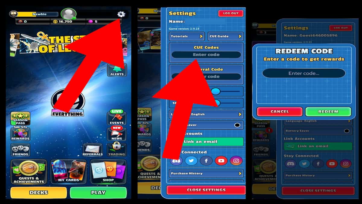 Cards, the Universe & Everything (CUE) Codes (April 2025) - The Escapist