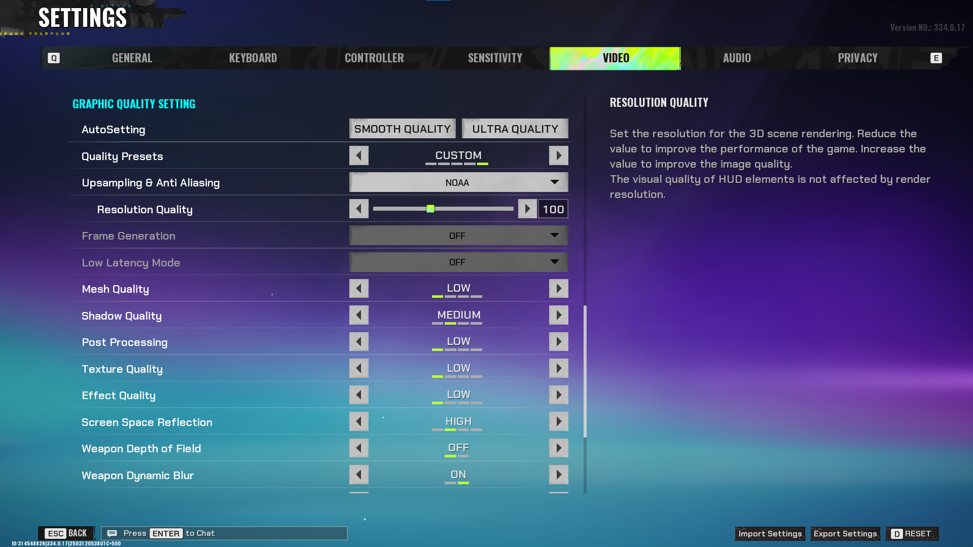 FragPunk Best Settings and Crosshair Codes