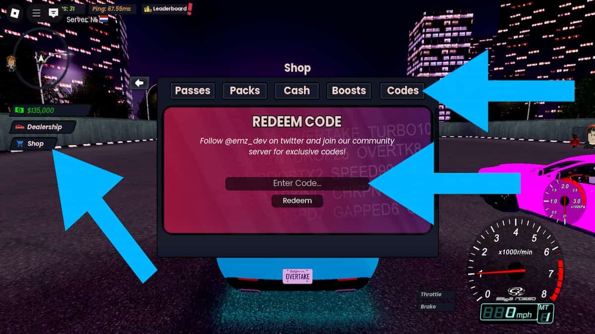 OVERTAKE Codes (June 2025) Get Free Cash, Cars, and More - The Escapist