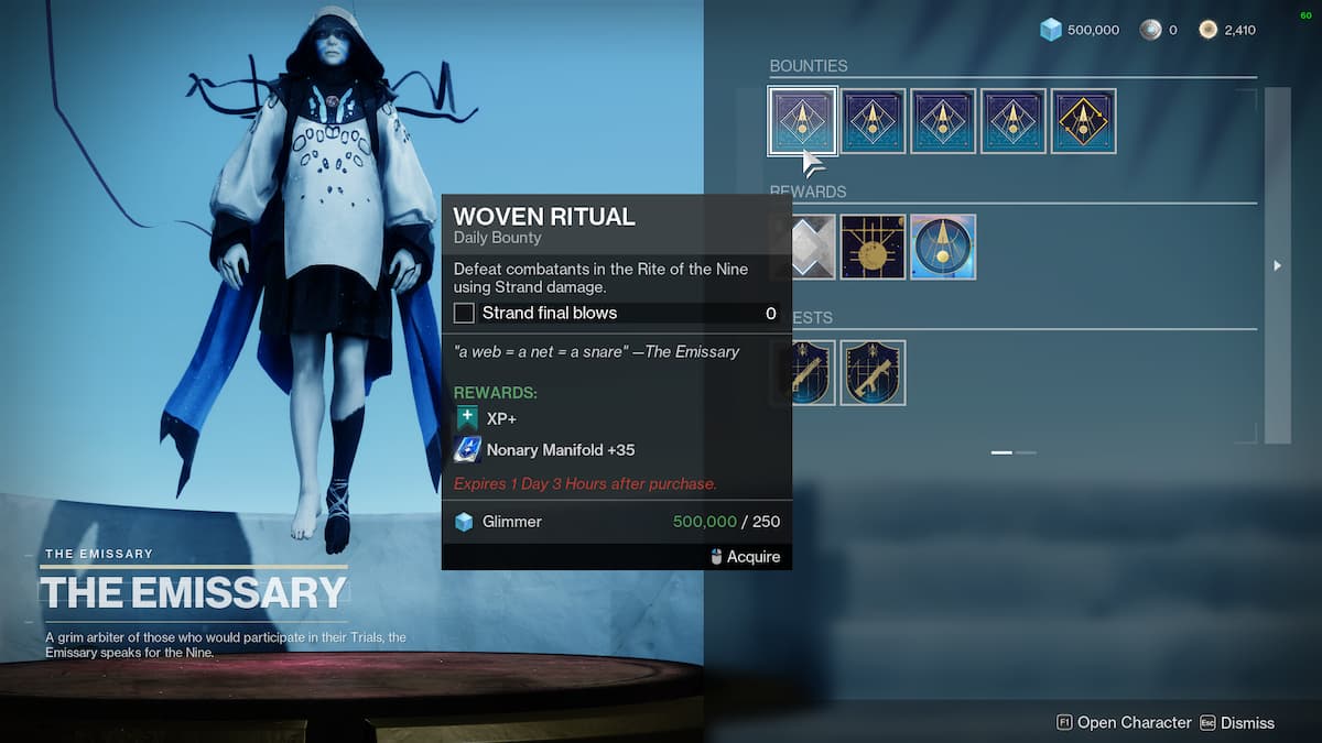 How to Get and Use Nonary Manifold from Rite of the Nine in Destiny 2 ...