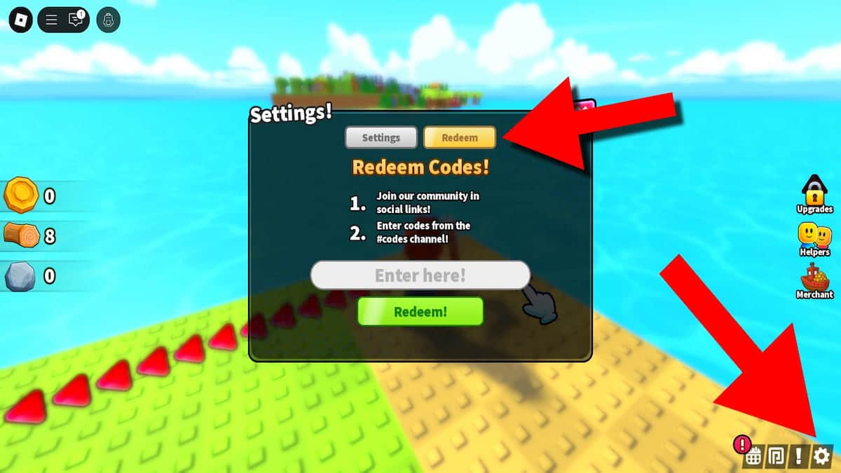 Build An Island Codes (June 2025) Claim Free Coins and Autochoppers ...