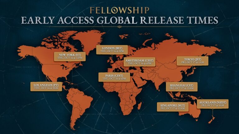 Fellowship Release Times revealed for Early Access launch - The Escapist