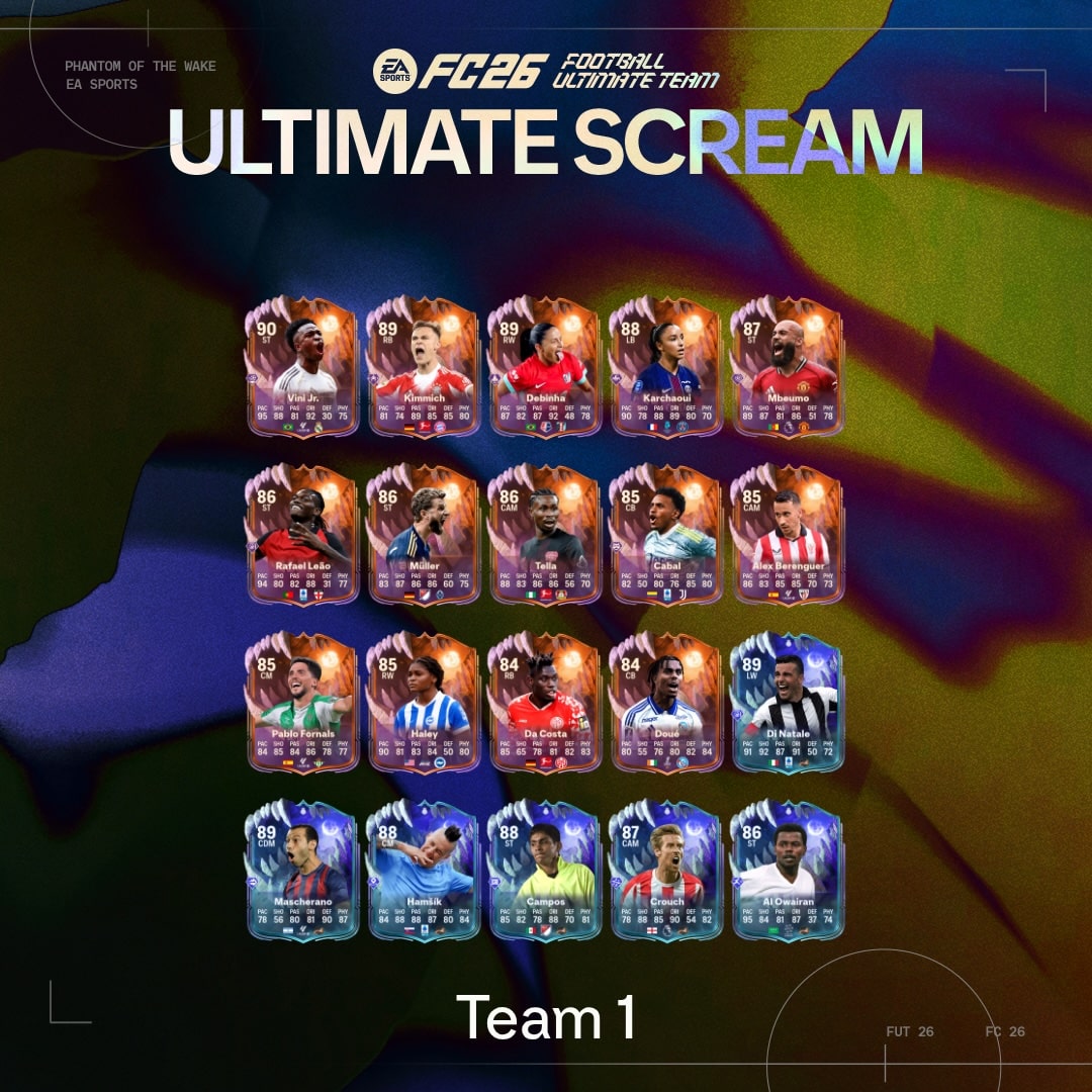 EA FC 26 brings back Ultimate Scream - Here's every player included in ...